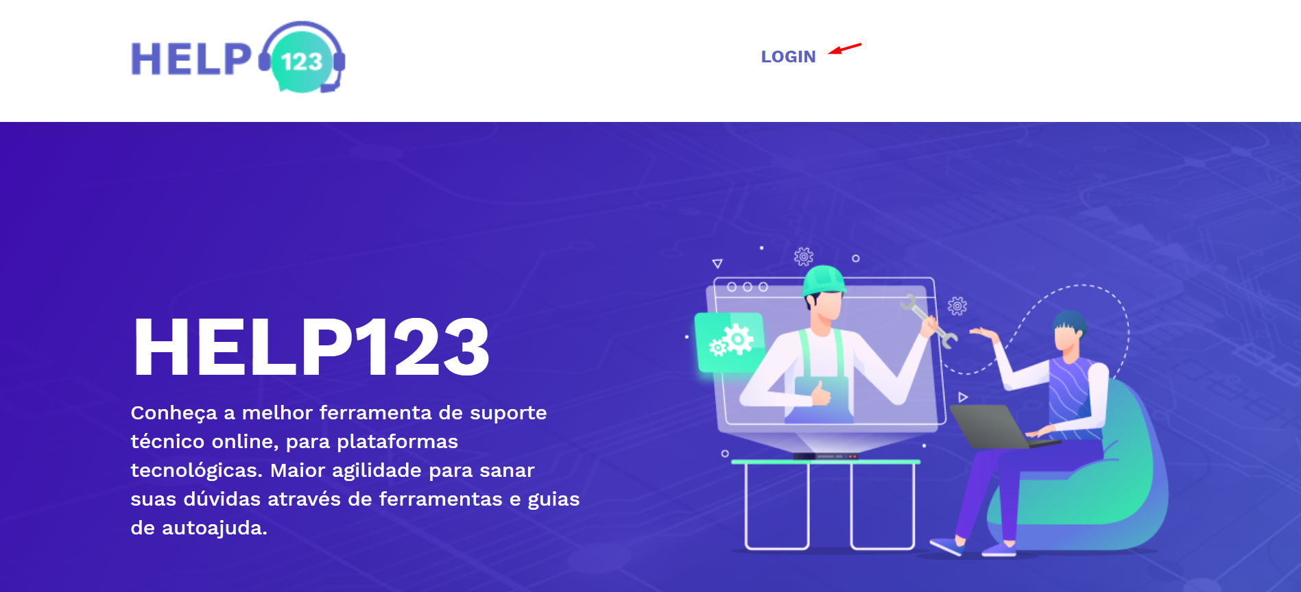 CRIANDO UM CHAMADO – HELP123 | HELP123